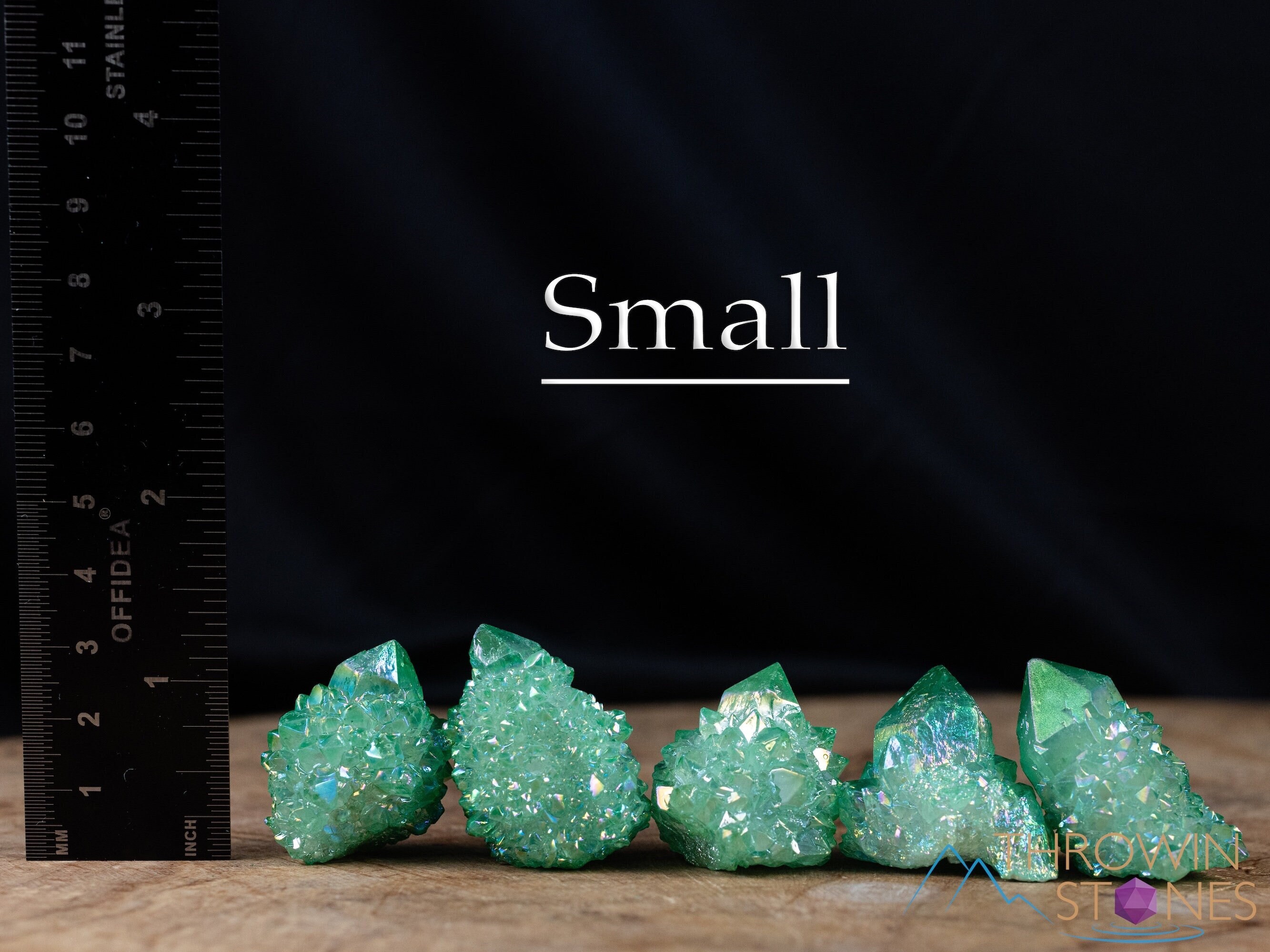 APPLE AURA QUARTZ - Green Spirit Quartz, Home Decor, Fairy Quartz ...
