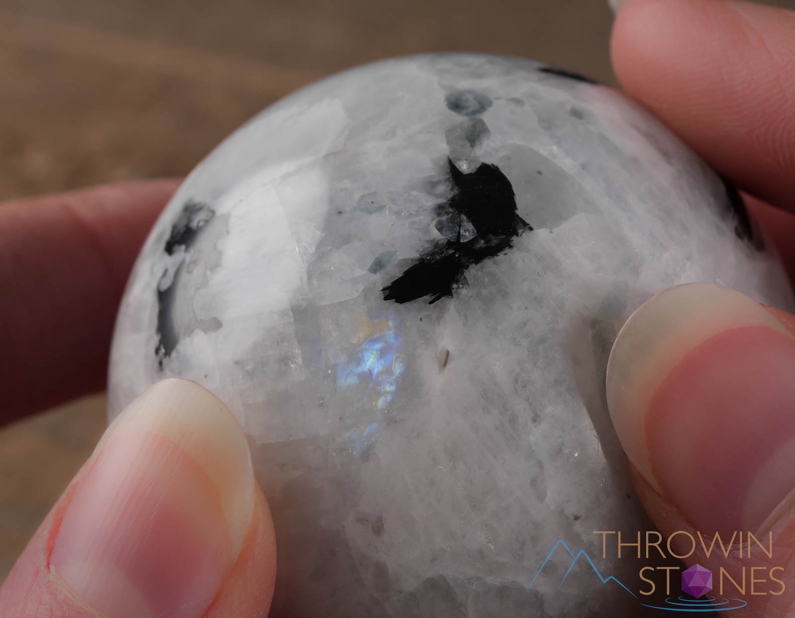 Rainbow MOONSTONE Crystal Ball Unique Gift Crystal Sphere - Etsy