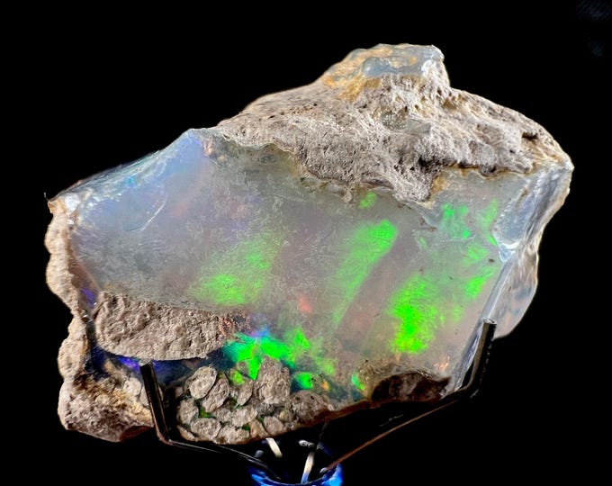 WELO OPAL Raw Crystal : 4A, Cutting Grade Genuine Rough Rock Ethiopia ...