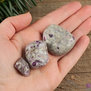 RUBY in Matrix Tumbled Crystals - Self Care, Healing Crystals, Unique Gift, Tumbled Stones ...