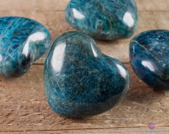 Blue Stone Heart | Etsy