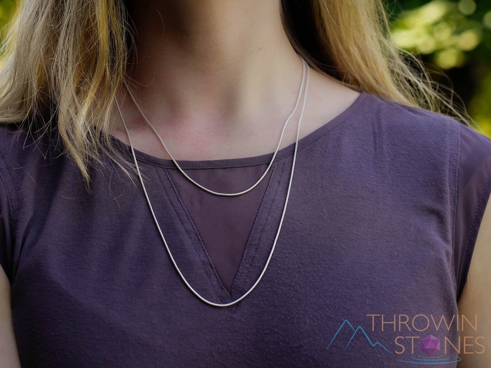 Silver Plated Chain Snake Rope Cable 18 24 | Etsy