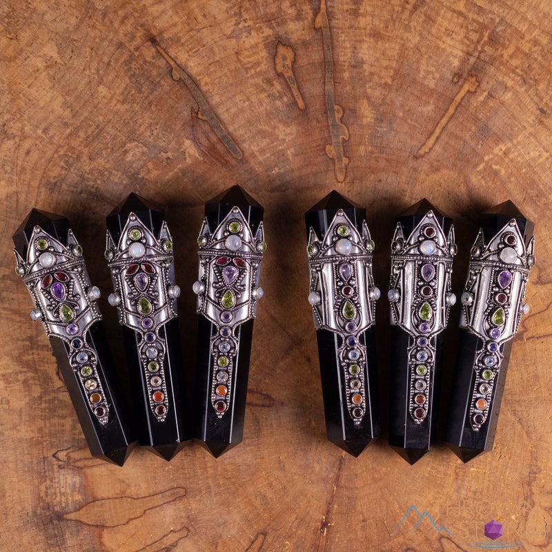 Obsidian Wand - Etsy