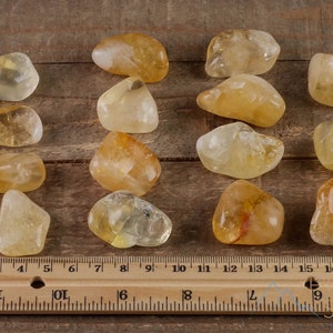 CITRINE Tumbled Crystals Crystal Healing Protection Stones | Etsy