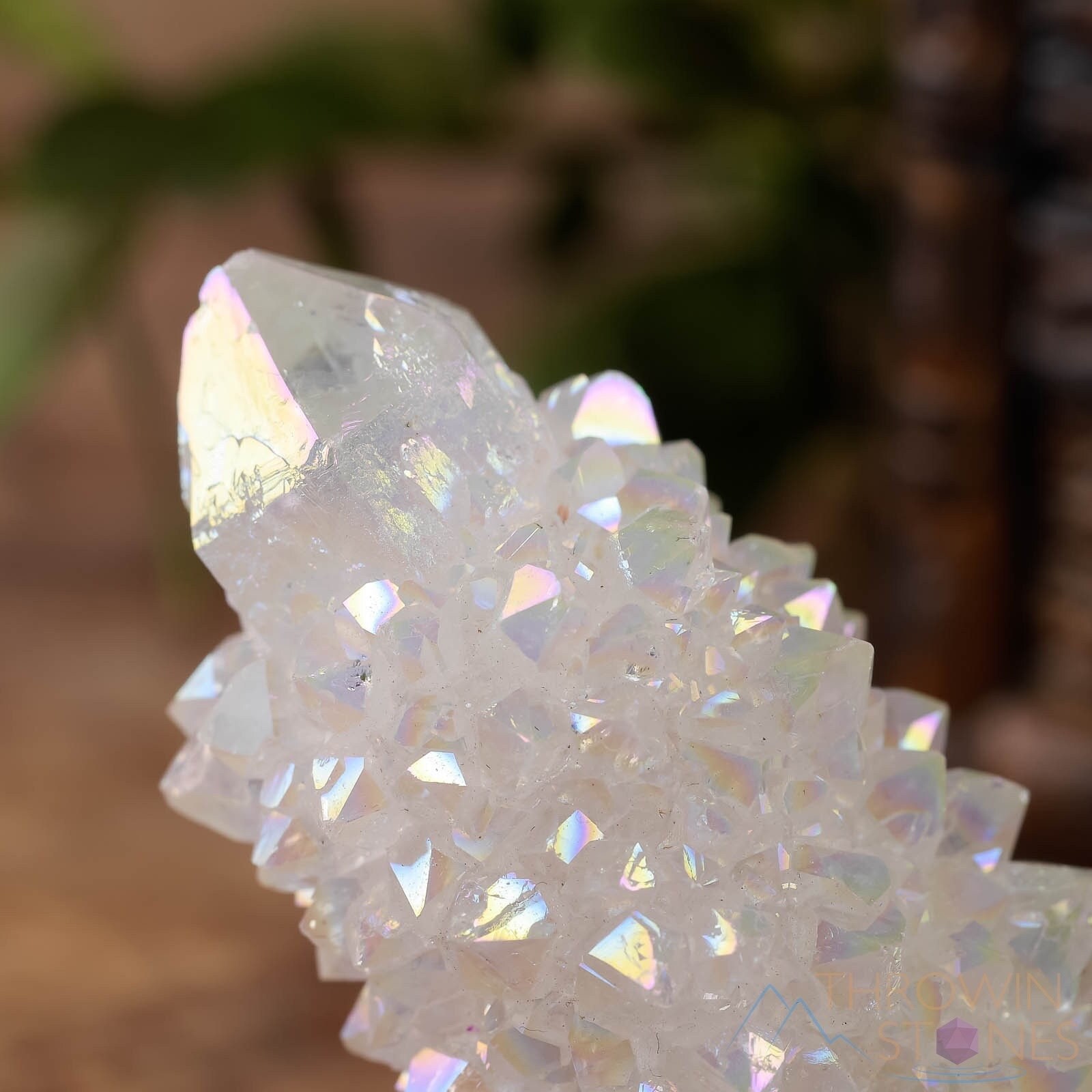 White Angel AURA QUARTZ Point - Rainbow Quartz, Cactus Quartz, Spirit ...