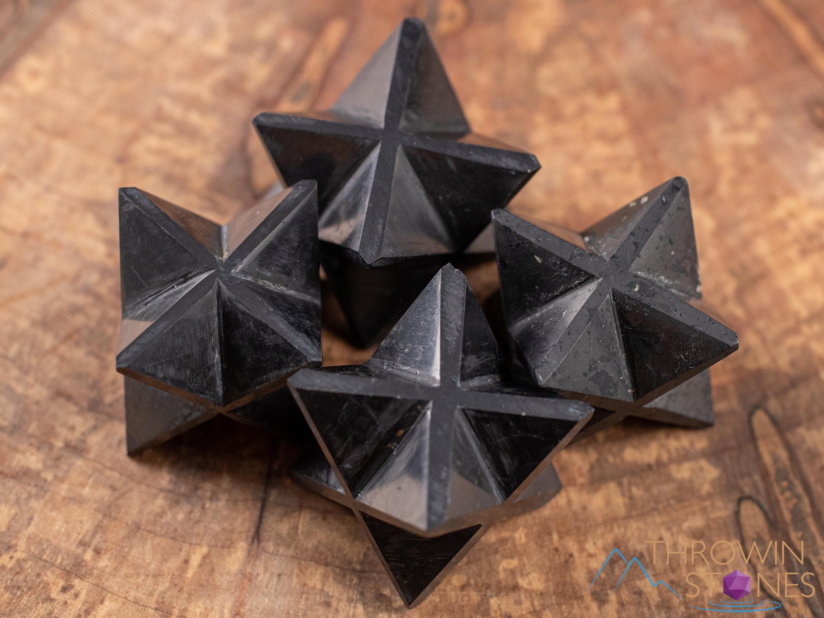 SHUNGITE Merkaba – Hand Carved, Shungite Crystal, Merkaba Crystal ...