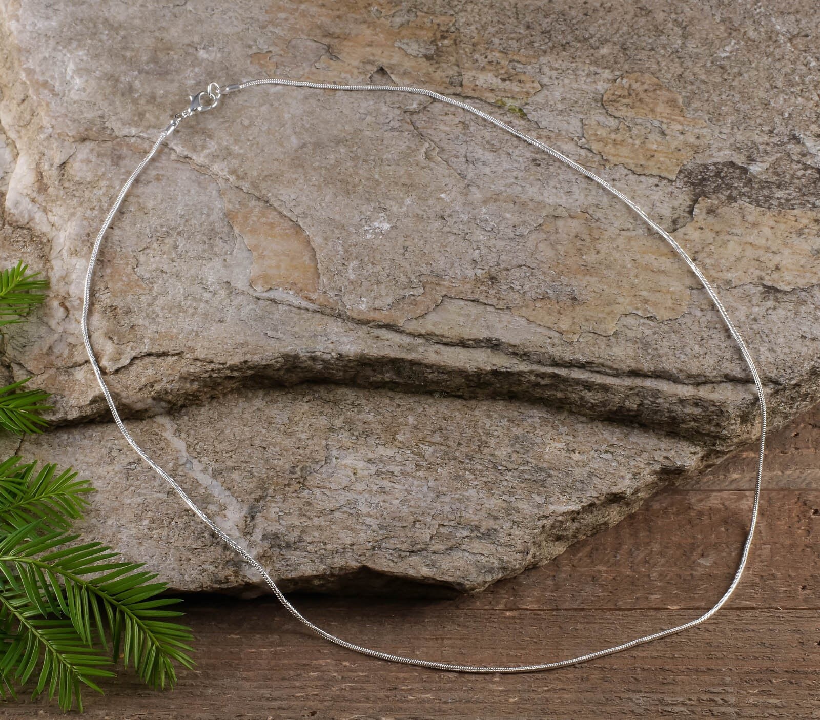 Silver Plated Chain Snake Rope Cable 18 24 | Etsy