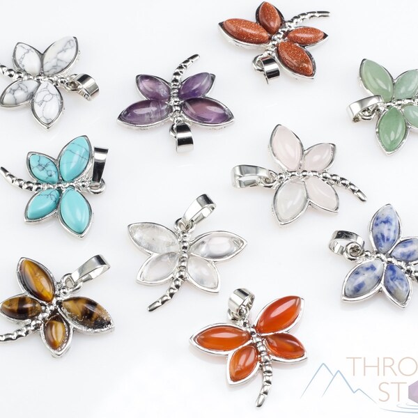 Crystal Dragon Fly Necklace - Etsy