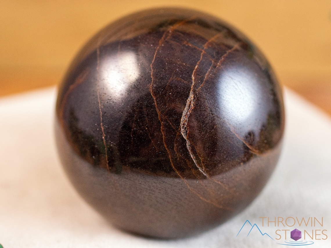 STAR GARNET Sphere Crystal Ball Housewarming Gift Crystal | Etsy