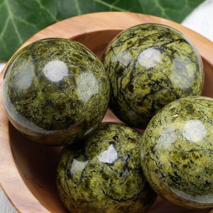 ASTERITE SERPENTINE Crystal Ball Crystal Decor Healing | Etsy