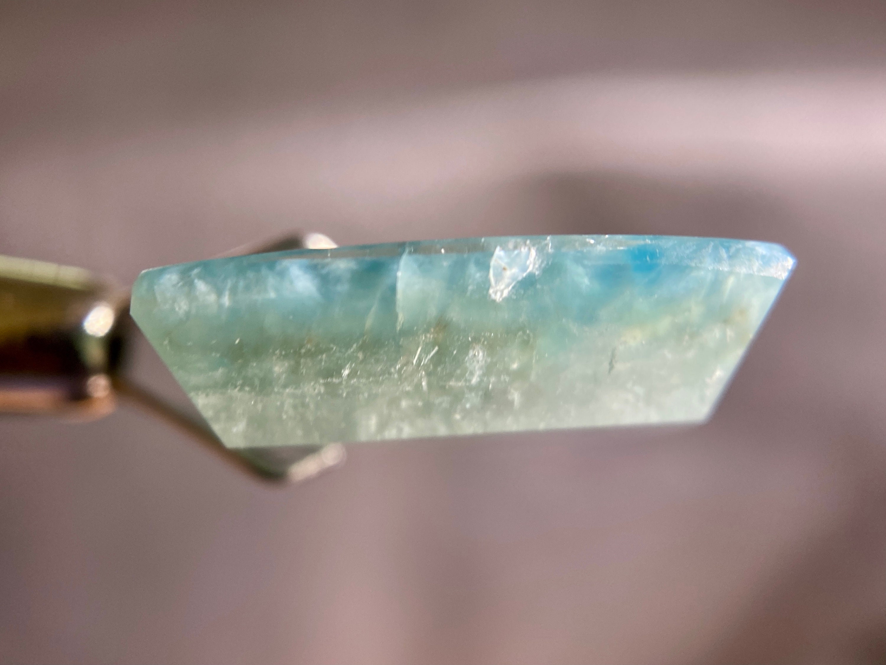 GILALITE Cabochon, Medusa Paraiba Quartz - Solid Blue, Rectangle ...