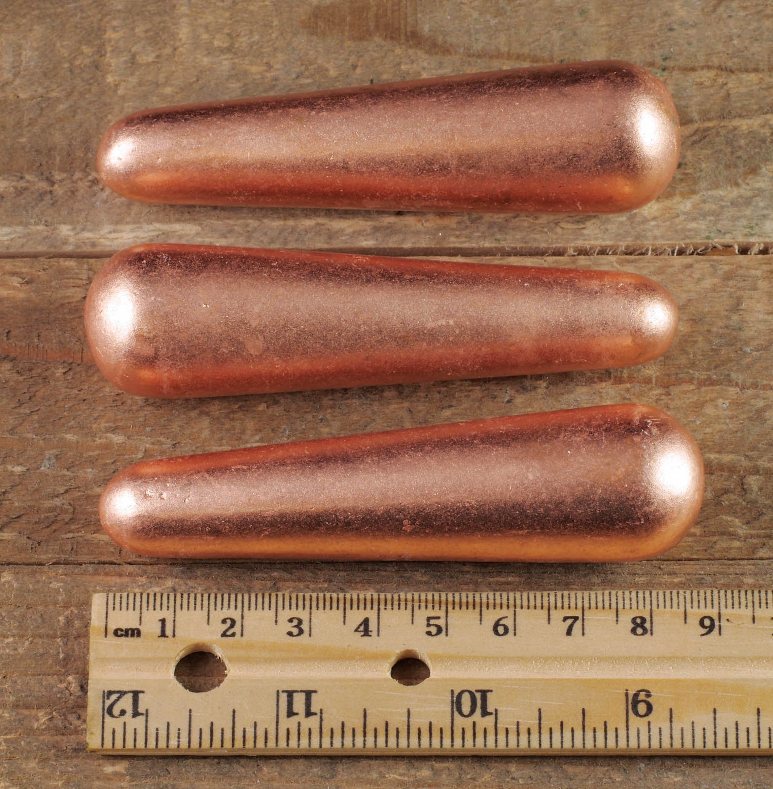 COPPER Massage Wand Self Care Crystal Point Polished - Etsy