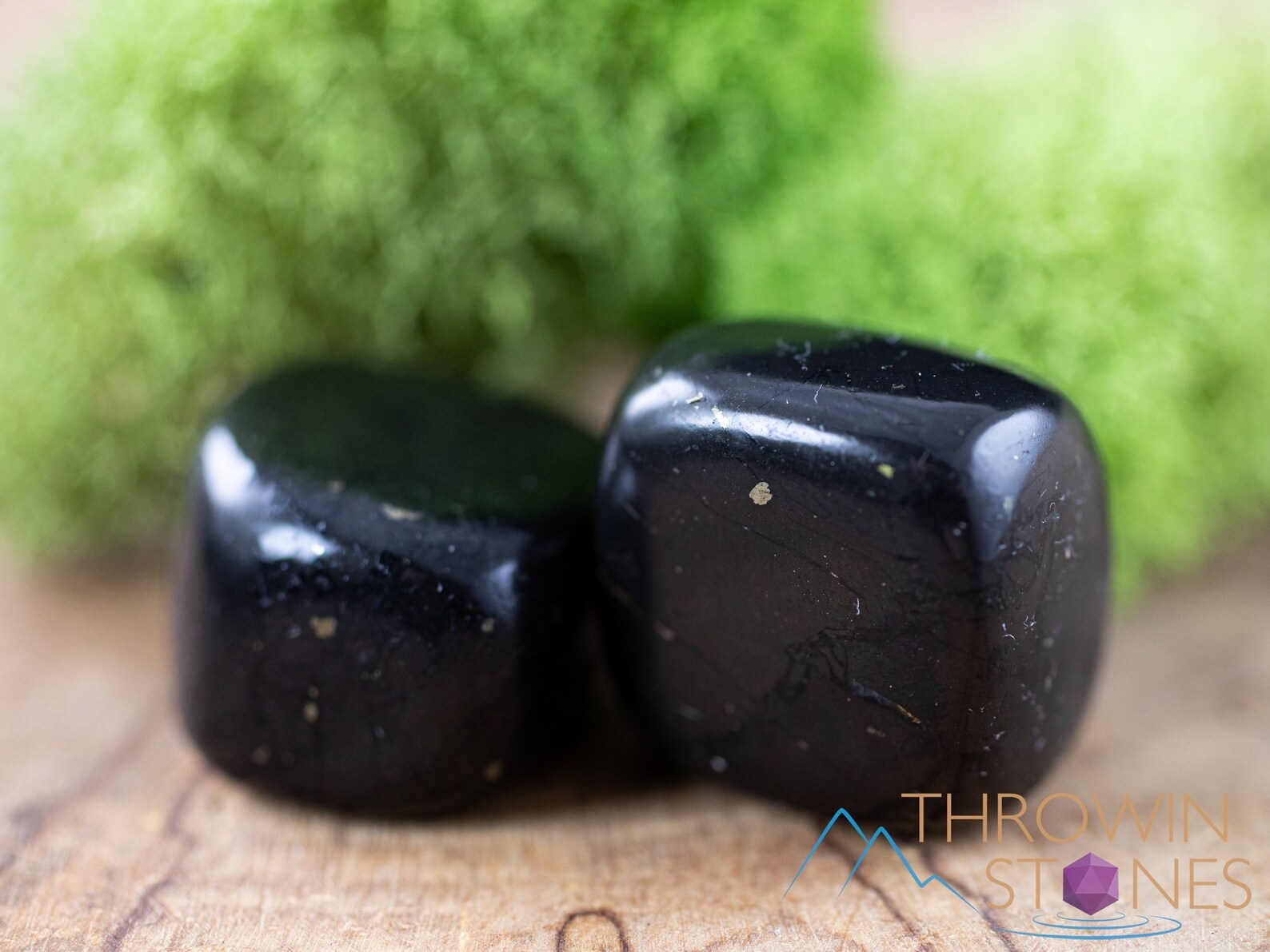 SHUNGITE Tumbled Crystals Chakra Healing Polished Stones - Etsy