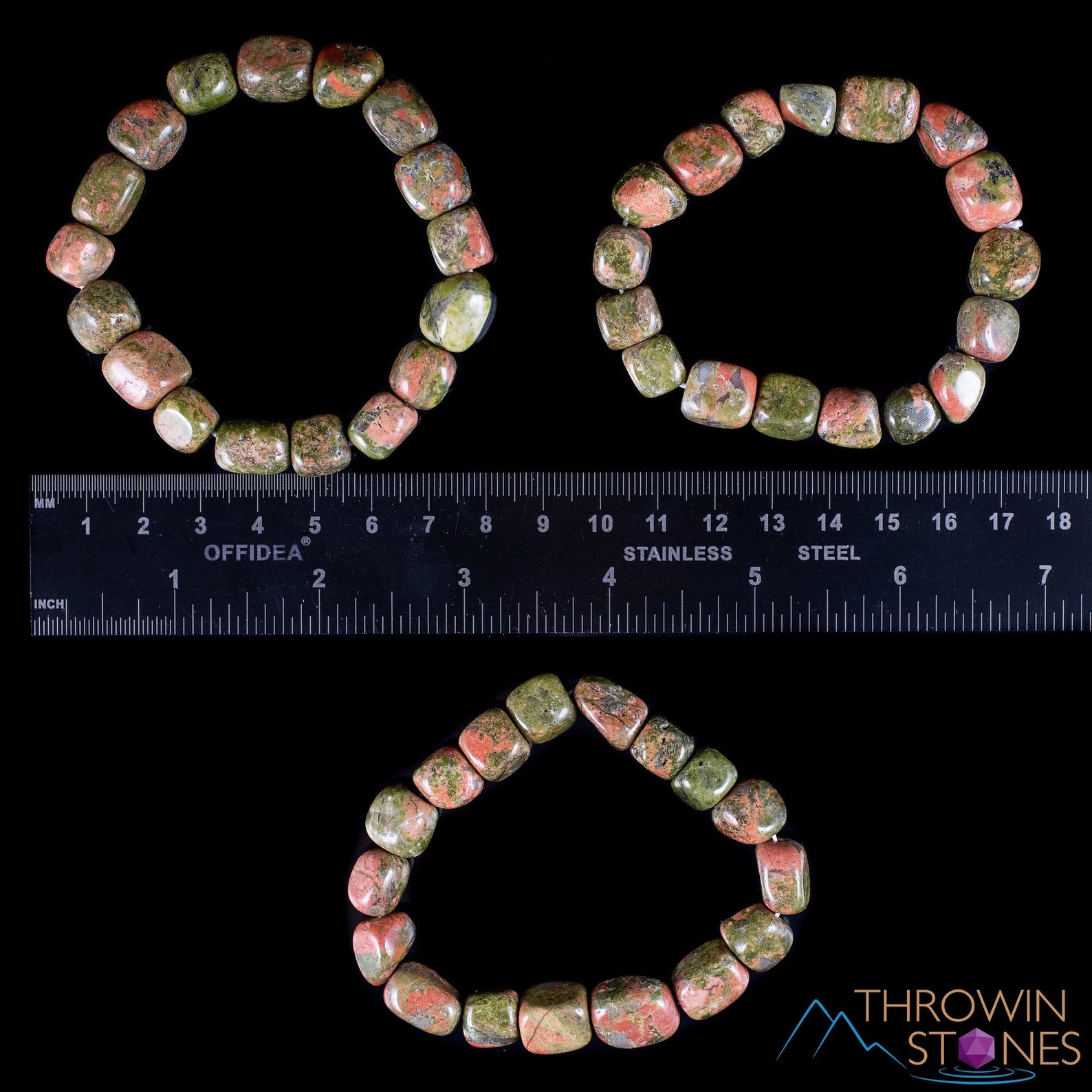 UNAKITE Crystal Bracelet Healing Crystals Gemstone - Etsy