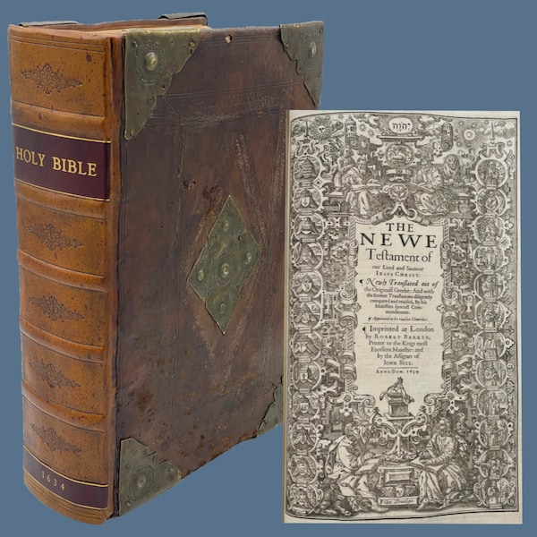 1611 King James Bible - Etsy