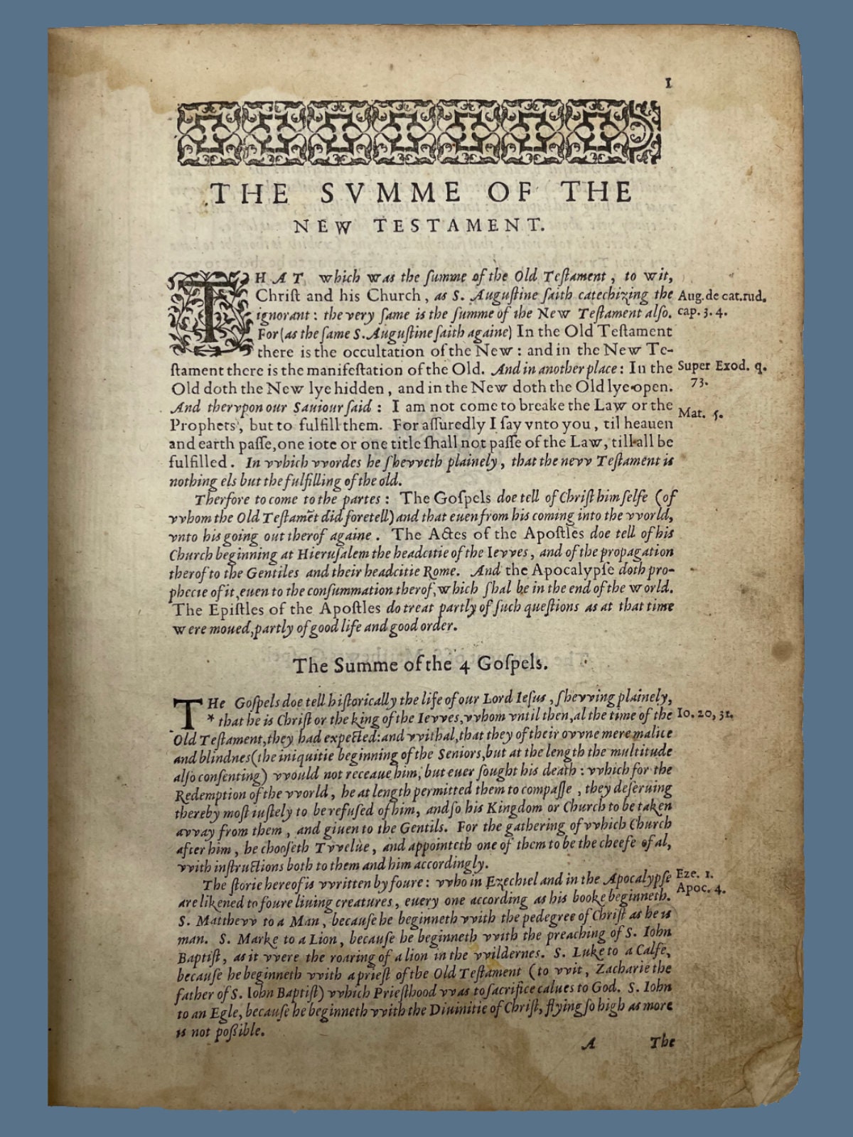 1582 Rhemes NT and 1609-10 Doway OT First Edition Roman Catholic Bible ...