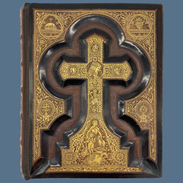 Leather Catholic Bible - Etsy