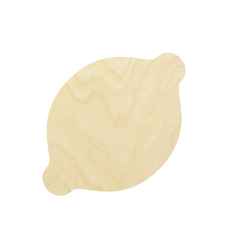 Lemon Wood Cutout - Etsy