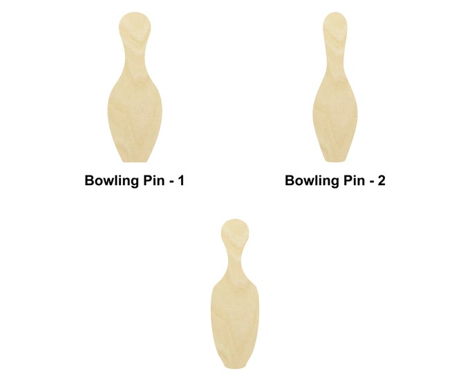 Wooden Bowling Pin, Laser Cut Wood, Craft Supplies, A162 - Etsy
