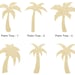 Palm Tree Shape - Multiple Sizes - Laser Cut Unfinished Wood Cutout ...