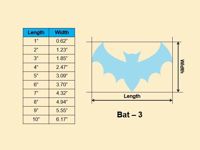 Bat Halloween Multiple Sizes Laser Cut Unfinished Wood | Etsy