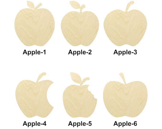 Wooden Apples - Etsy