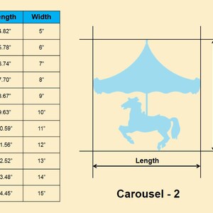 Carousel Horse Animal- Multiple Sizes - Laser Cut Unfinished Wood ...