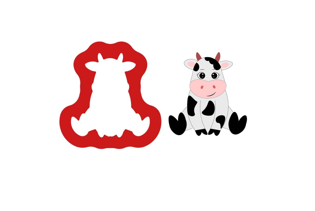 Cow Cookie Cutter - 1 / Animal Cookie Cutter / High Quality Cutter ...