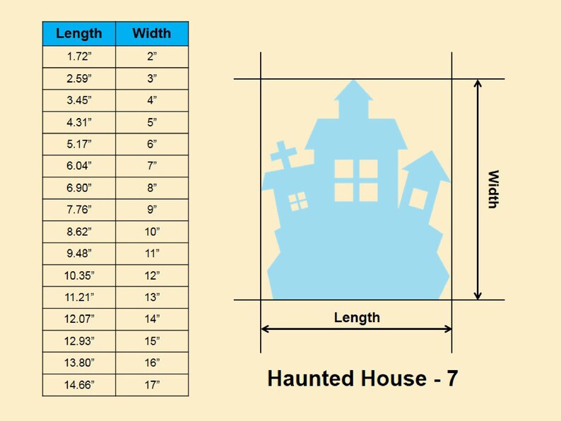 Halloween Haunted House Shape - Multiple Sizes-laser Cut Unfinished ...