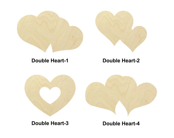 Heart Wooden Laser Cut Shapes Laser Cut Wood Cutouts Shape Unfinished ...