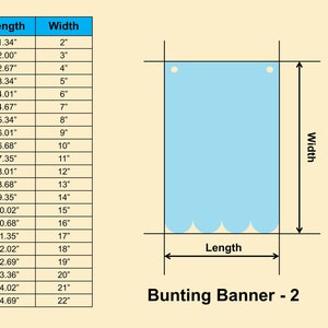 Bunting Banner- Shape - Multiple Sizes - Laser Cut Unfinished Wood ...