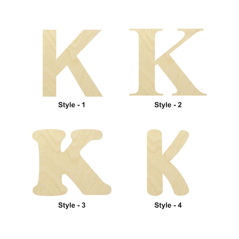Letter K Sign - Etsy