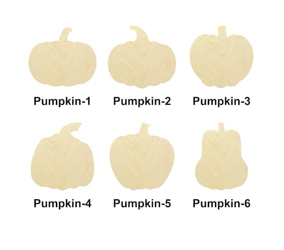 Pumpkin Halloween Shape Multiple Sizes Laser Cut | Etsy