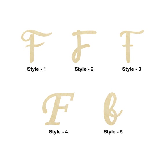 Wooden Block Letters F