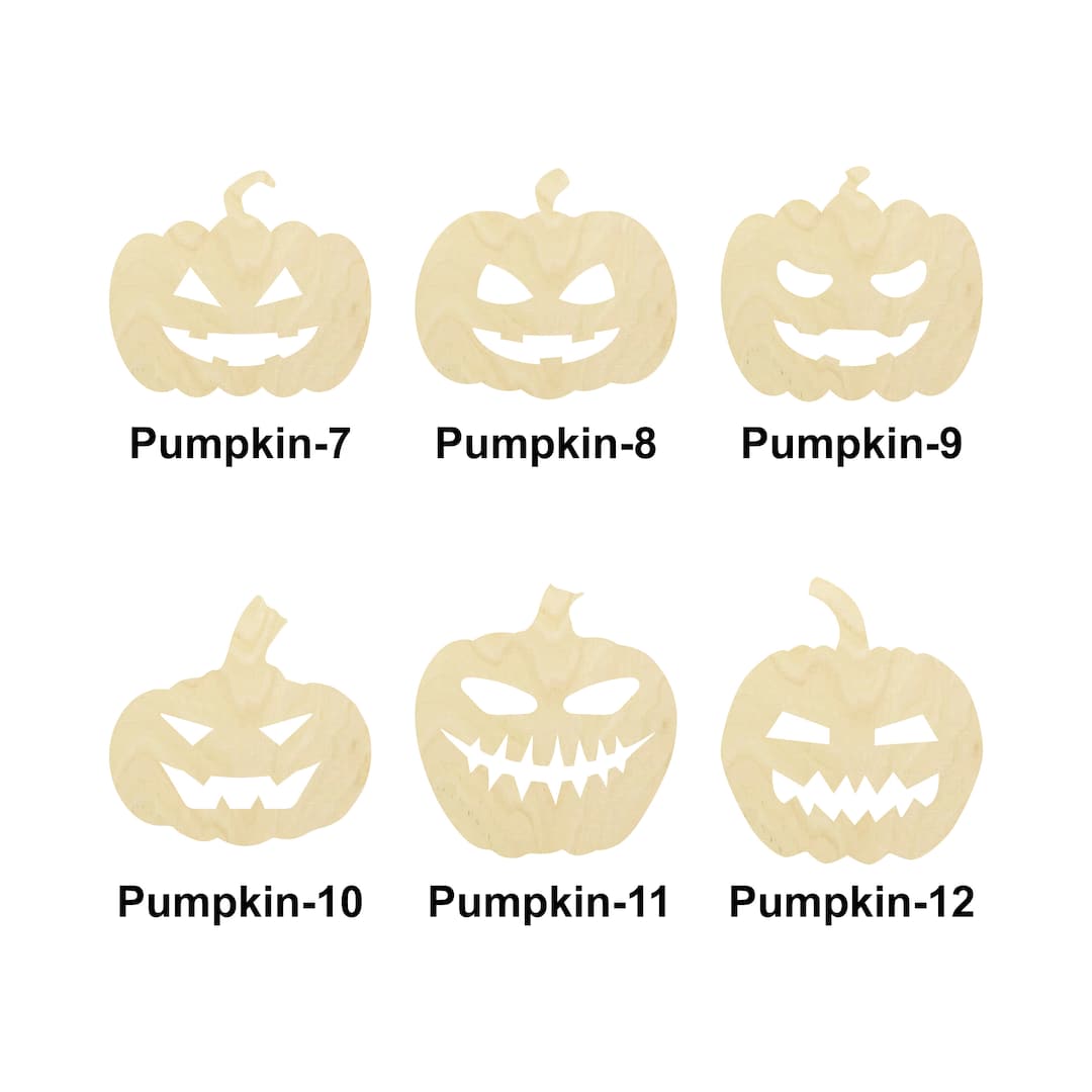 Jack O Lantern - Pumpkin Halloween Shape - Multiple Sizes - Laser Cut ...