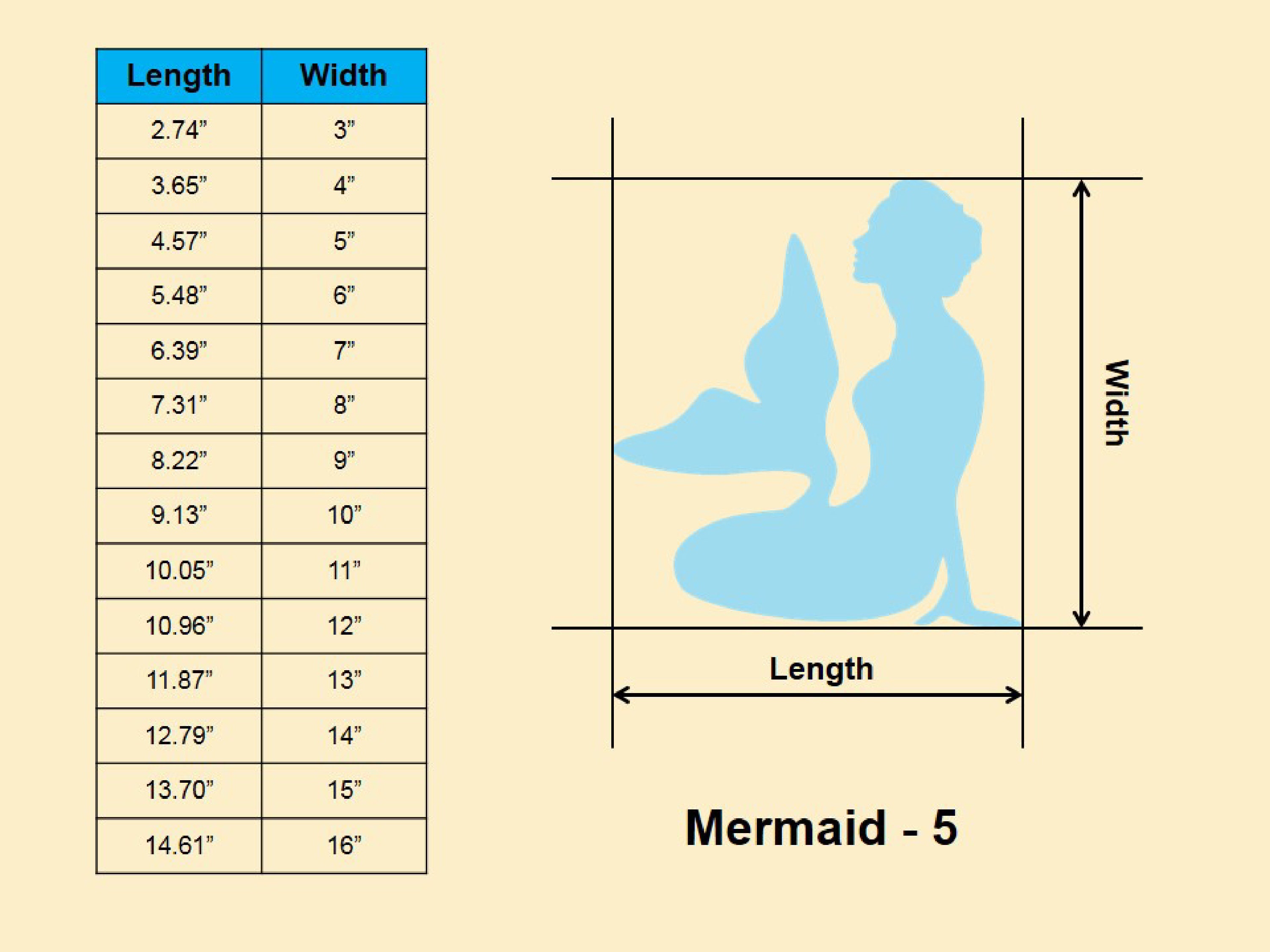 Mermaid Sea Animal-multiple Sizes Laser Cut Unfinished - Etsy