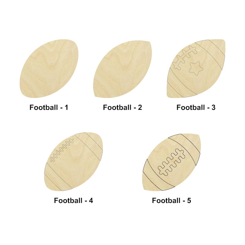 Football Wood - Etsy