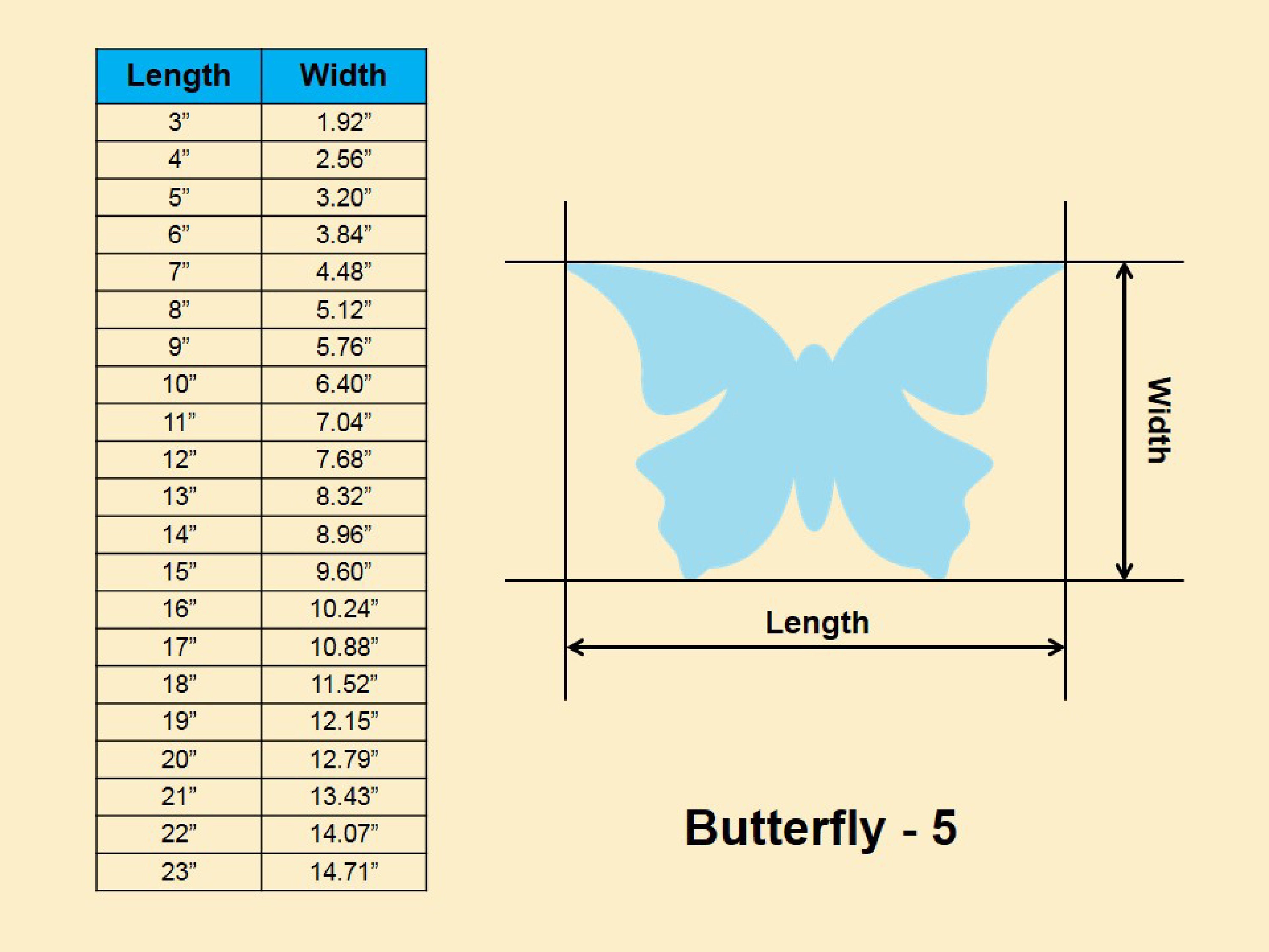 Butterfly Shape Multiple Sizes Laser Cut Unfinished Wood - Etsy