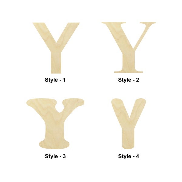Wooden Letter Y - Etsy