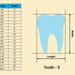 Tooth Shape - Multiple Sizes- Laser Cut Unfinished Wood Cutout Shapes ...