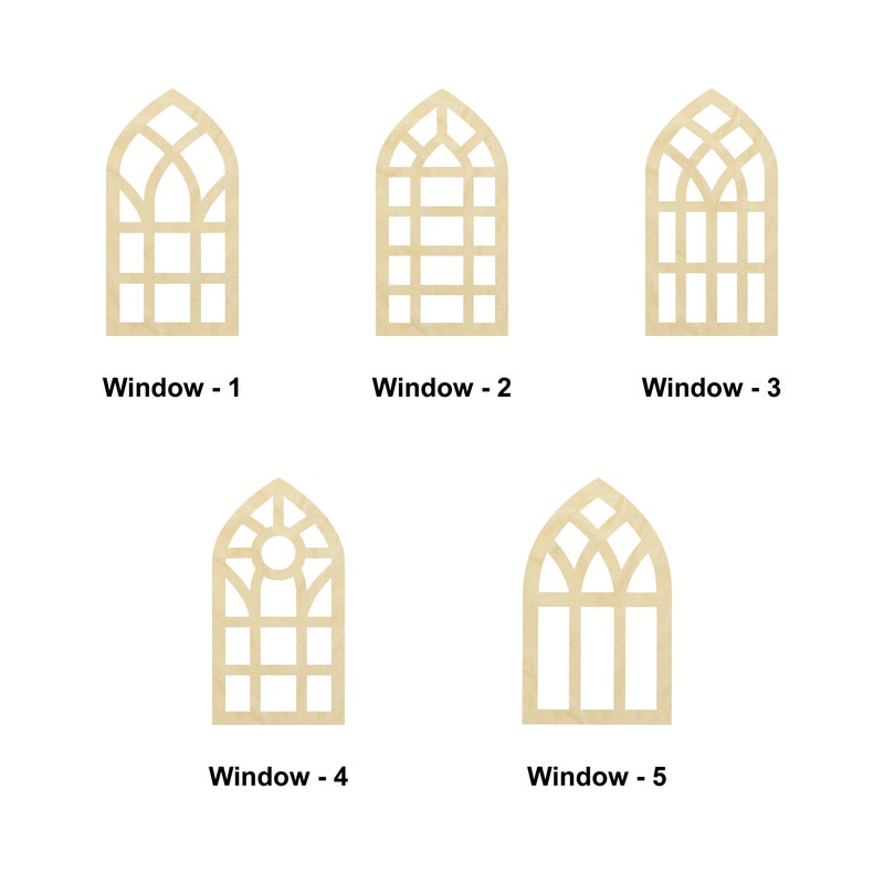 Cathedral Window Frame - Etsy