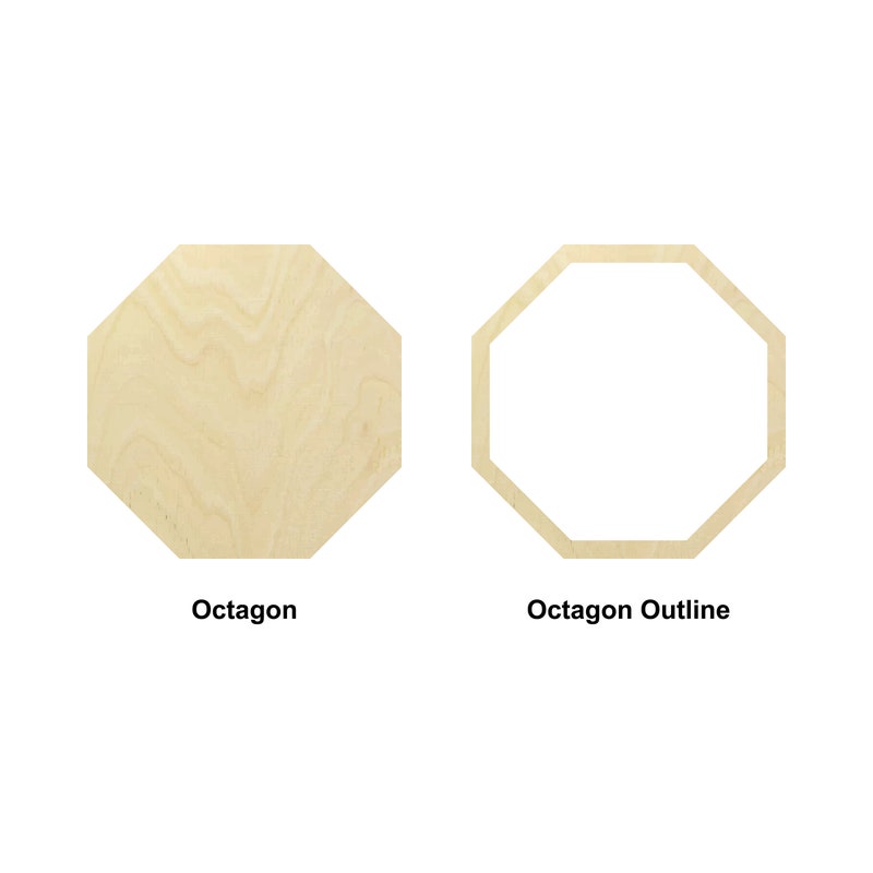 Octagon Wood - Etsy