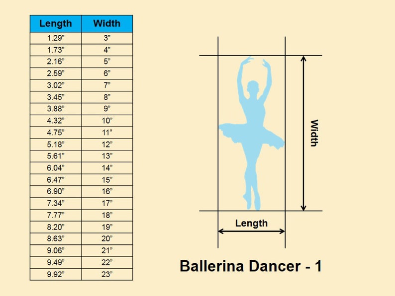 Ballerina Dancer Shape - Multiple Sizes - Laser Cut Unfinished Wood ...