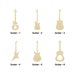 Guitar Music Instruments Shapes - Multiple Sizes - Laser Cut Unfinished ...