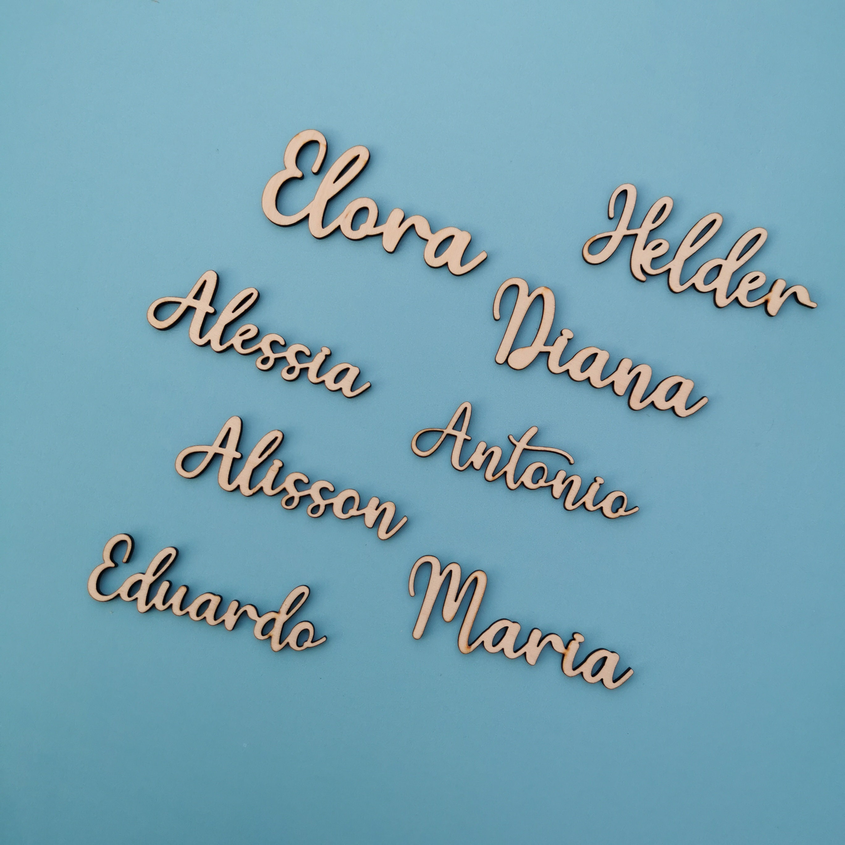 Wooden Name Signs Laser Cut Out Any Name Custom Font Kids - Etsy