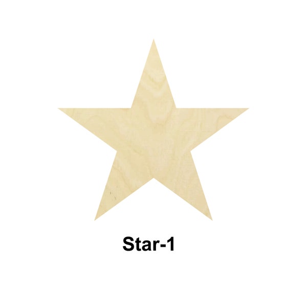 Star Cutouts - Etsy