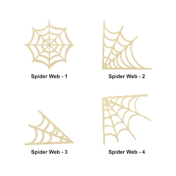 Halloween Spider Web Shape Multiple Sizes Laser Cut - Etsy