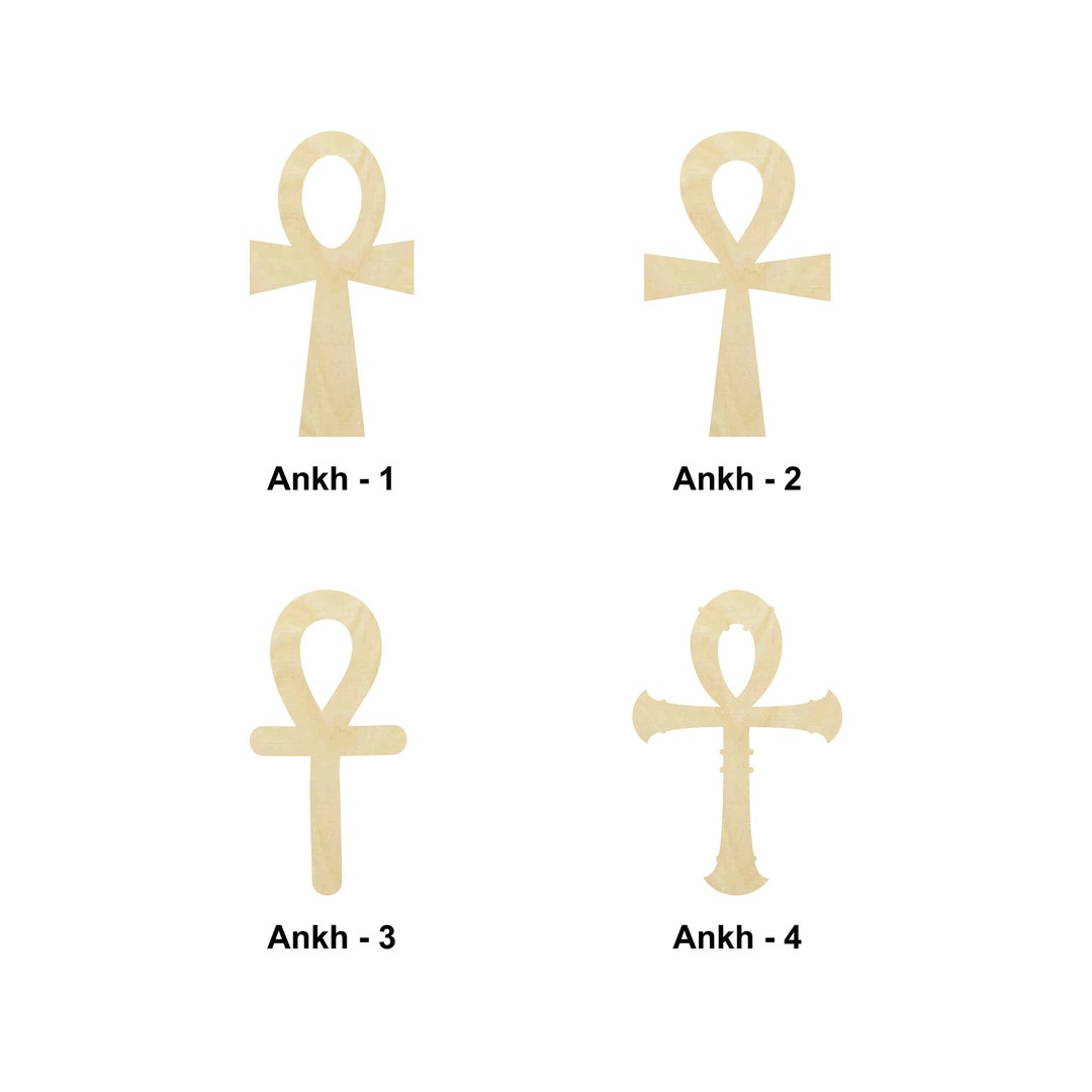 Ankh Egyptian Symbol Shape Wooden - Multiple Sizes - Laser Cut ...