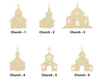 Laser Cut Wooden Church - Etsy