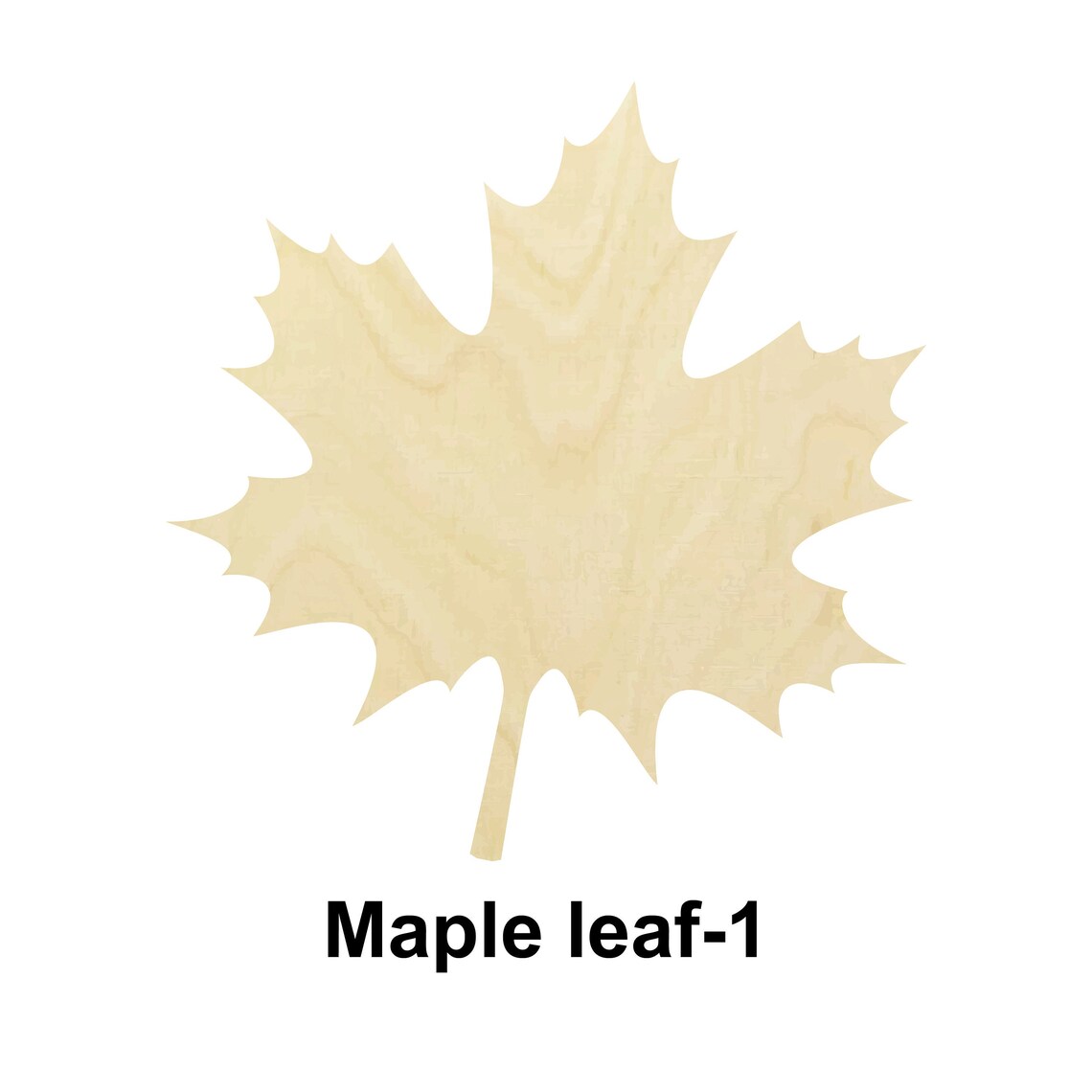Maple Leaf Shape Multiple Sizes Laser Cut Unfinished Wood - Etsy